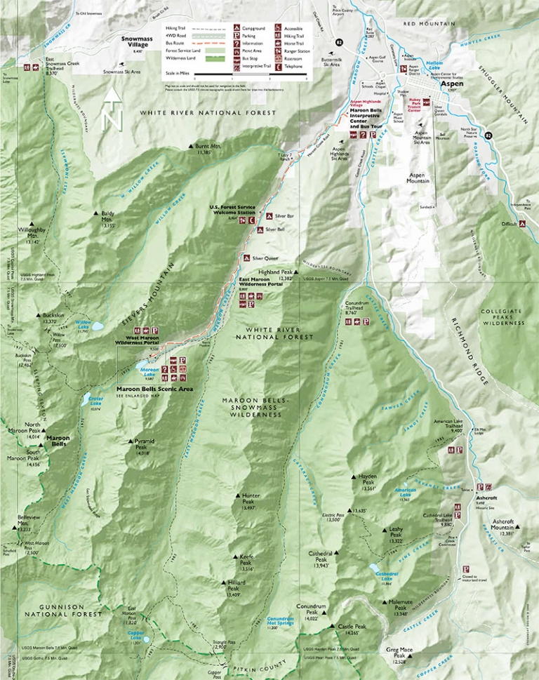 Maroon Bells Recreation Area - Spirit of USA